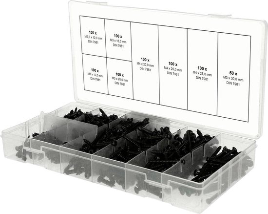 KS Tools 970.0800 9700800 Plaatschroeven assortiment 1 stuk(s) | bol