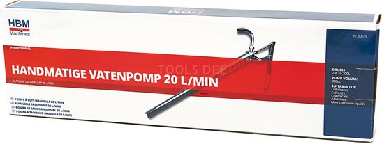 HBM Handmatige Vatenpomp, Oliepomp 20 L/Min. | bol