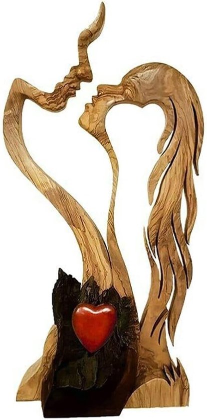 Liefde eeuwig houten Valentijnsdag ornamenten creatief mannelijk en ...