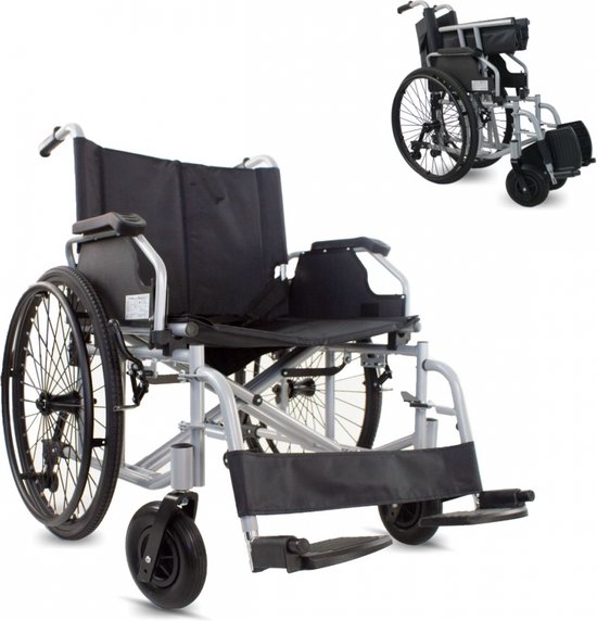Mobiclinic® - Bariatrische Rolstoel - Speciale breedte 60 cm - Stevig ...