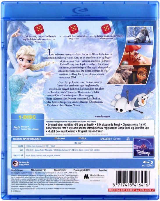 Frozen [Blu-Ray] (Blu-ray), Alan Tudyk | Dvd's | bol.com