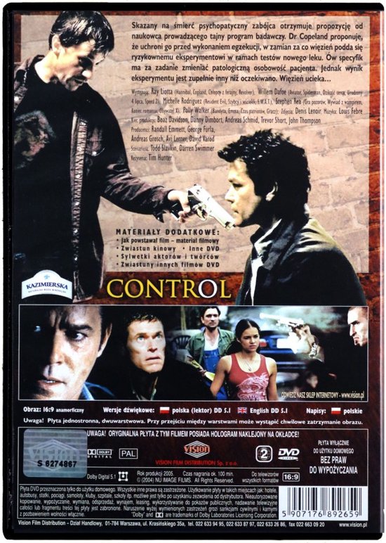 Control [DVD] (Dvd), Willem Dafoe | Dvd's | bol
