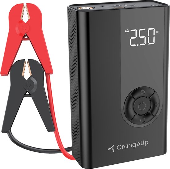 OrangeUp JumpStarter & Compressor - Jumpstarter Voor Auto - 1500A ...