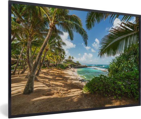 Fotolijst incl. Poster - Het exotische Kuau Cove Beach gelegen op ...