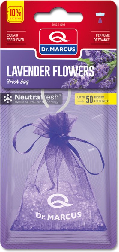 Dr. Marcus Lavender Flowers Fresh bag luchtverfrisser met neutrafresh ...