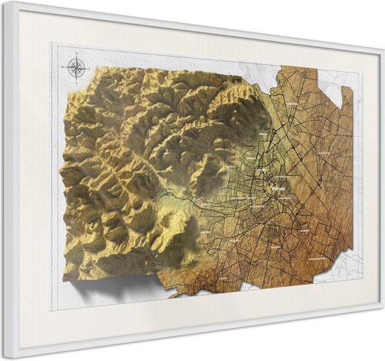 Raised Relief Map: Vienna | bol