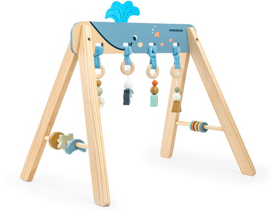 Mamabrum Houten Baby Gym Montessori – Oceaan Thema – Sensorische ...