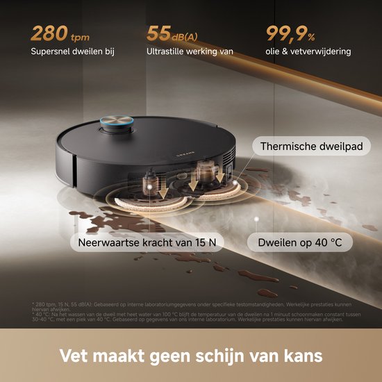 Dreame X60 Pro Ultra Complete Robotstofzuiger Grijs | Dweilfunctie ...