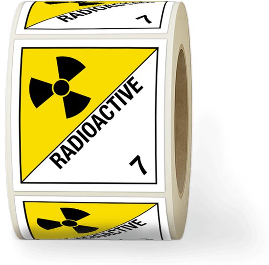 Simbol® - Gevaarsetiketten Klasse 7.0 Radioactive - Radioactieve ...