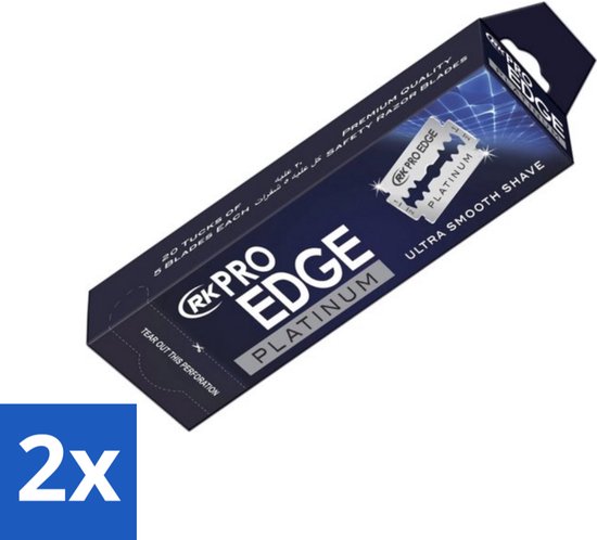 Pro Edge - Double Edge Blade - Dubbele Scheermesjes - Super Smooth ...