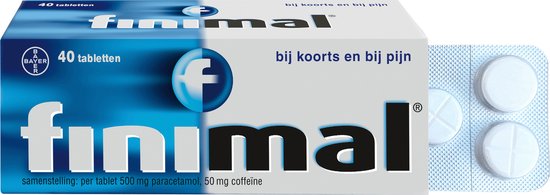 Finimal Paracetamol - Pijnstiller bij griep, hoofdpijn en koorts - 40 ...