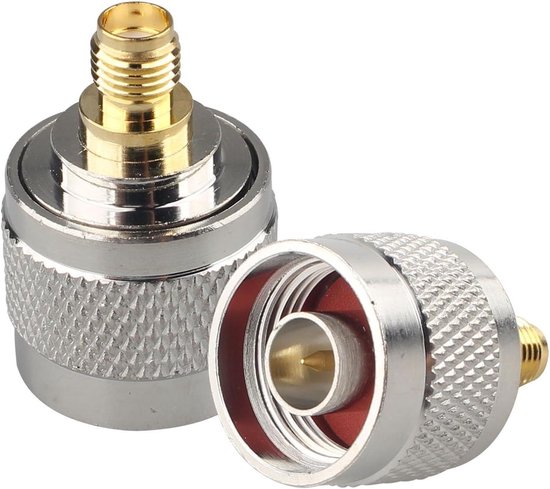 2 STKS Vrouwelijk naar Mannelijke Plug Connector SMA naar N Type Coaxiale Jack Adapter... | bol