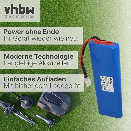 Oplaadbare Accu voor Hybride Robotmaaier op Zonne-energie - 3000mAh ...