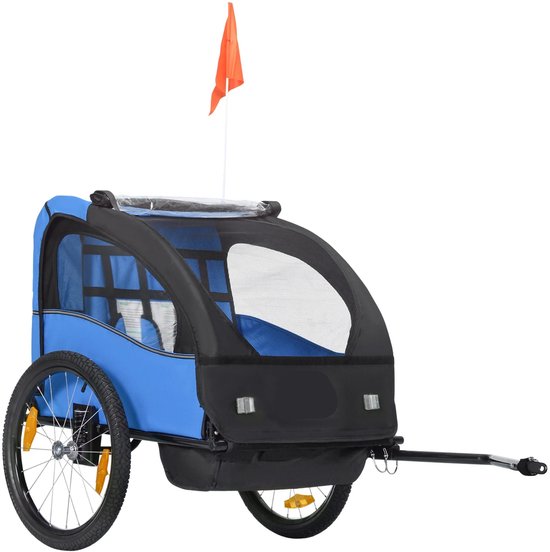 Fietskar - Fietsaanhanger - Transportaanhanger - 2-zits met ...