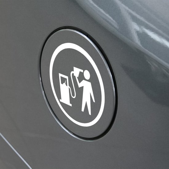 Tankdekselsticker - Grappige autosticker voor auto's, vrachtwagens ...