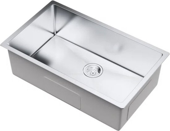 Inbouwwastafel - Spoelbak keuken - RVS wastafel - 230 mm Diepte ...