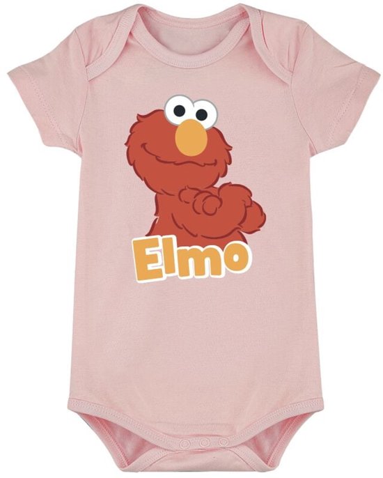 Sesame Street Elmo Body meerkleurig 62/68 Katoen - | bol