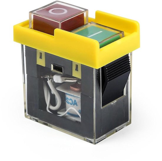 Electromagnetic Switch NVR Switch KJD6 5E4 AC 250V 6A Waterproof Push ...