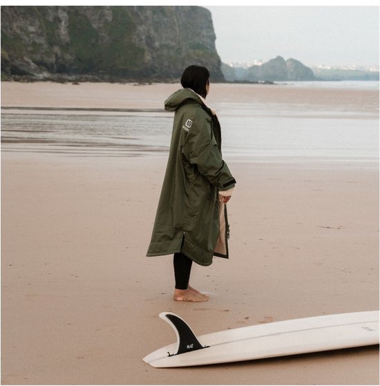 Nyord Primaloft Outdoor Verzorging Robe - Khaki / Ecru - Extra Large | bol