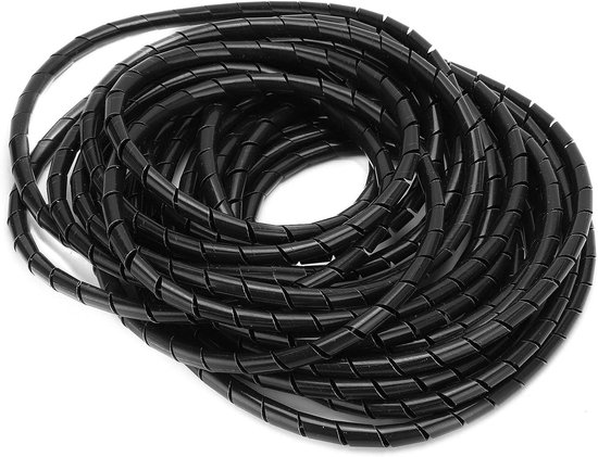 Flexibele Spiraal Wrap Kabel Buis 10m PVC Kabel Slang Isolerende ...