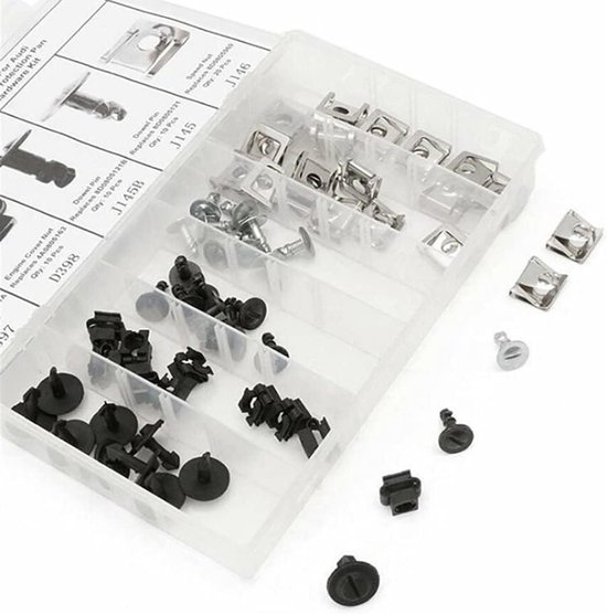 60 Stks Push Type Retainer Clips met Plastic Opbergkoffer - VW | bol