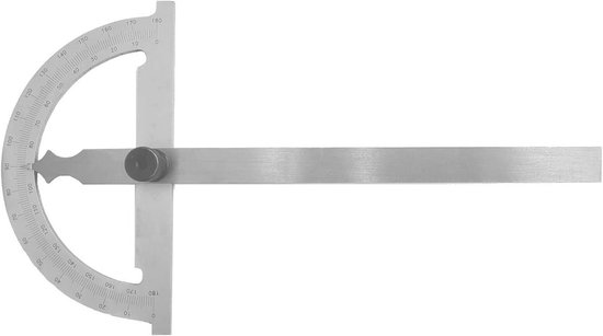 Gradenmeter met niet-verblindende schaal en metalen borgschroef - 150 x ...