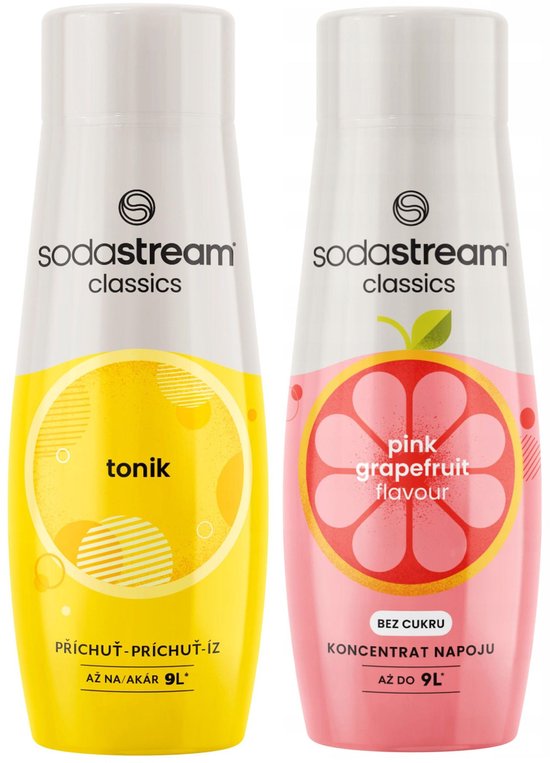 2x SODASTREAM TONIC Siroop + GRAPEFRUIT Waterconcentraat | bol
