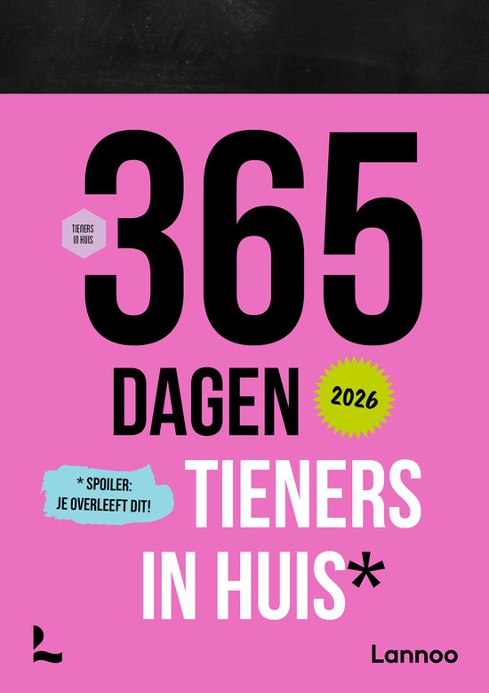 Scheurkalender 365 dagen tieners in huis 2026 | bol
