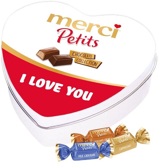 merci Petits geschenkdoos hartje "I love you" - mix van smaken ...
