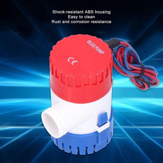 Lenspomp 12V/24V 350/500/750/1100GPH Met Halfautomatische Schakelaar ...