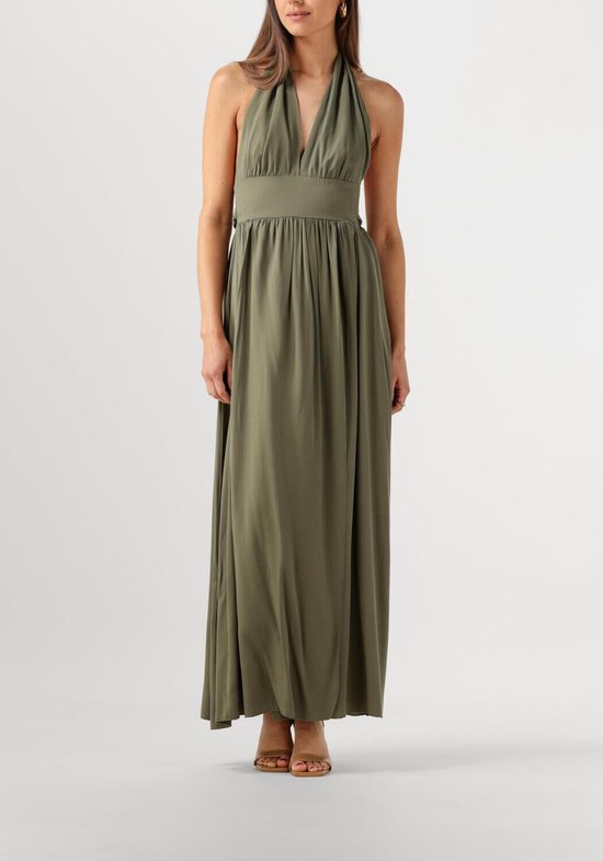 Freebird Dominic Maxi Jurken Dames - Kleedje - Rok - Jurk - Olijf ...