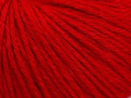 Wol merino garen rood - 50 gram rode merinowol | dewolwinkel | bol.com