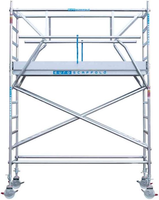 Échafaudage mobile 135x190x4,2 m Ponts en carbone avec garde-corps ...