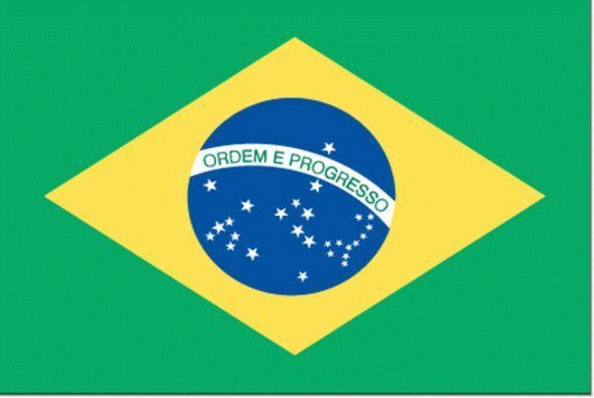 bol.com | vlag Brazilie 30x45cm