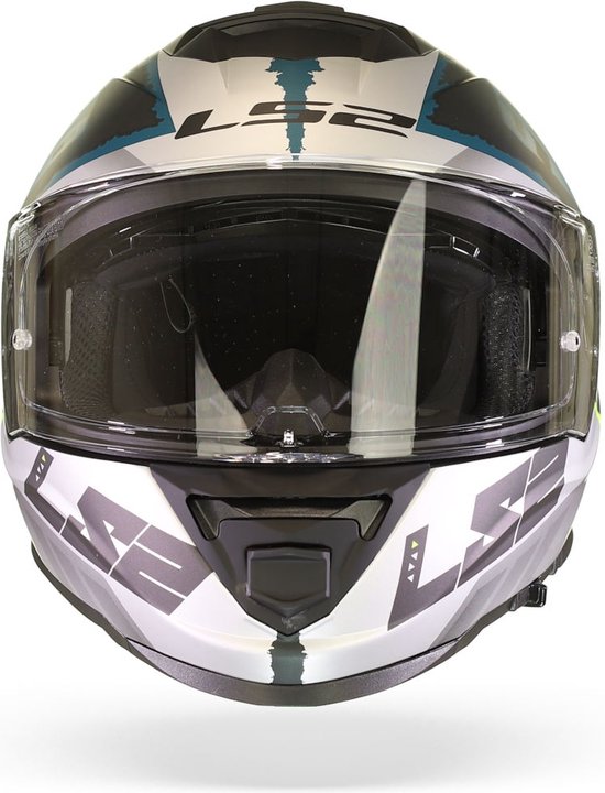 LS2 Ff800 Storm Sprinter M.Black Silver Cobalt 2XL - Maat 2XL - Helm | bol