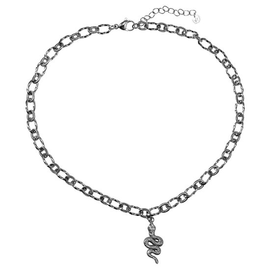 49cm x 7mm Dottilove Gedraaid Ketting Dames - RVS Plated - Ovale Schakelketting met... | bol