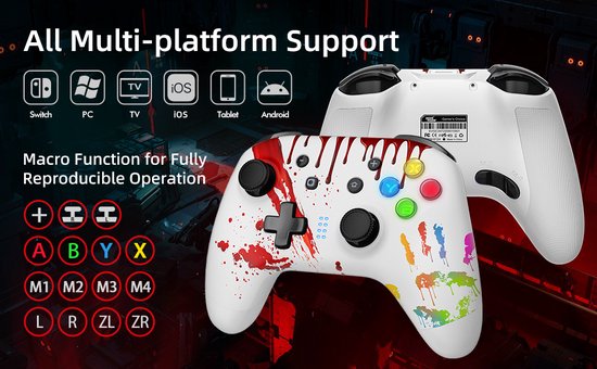 REDSTORM Switch Controller, Pro Switch/Lite/OLED-controller met... | bol