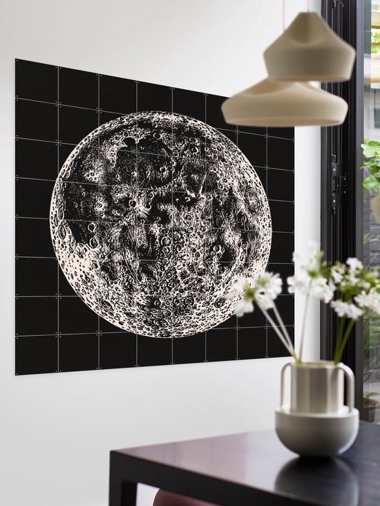 IXXI Moon Big Vintage - Wanddecoratie - 100 x 100 cm | bol