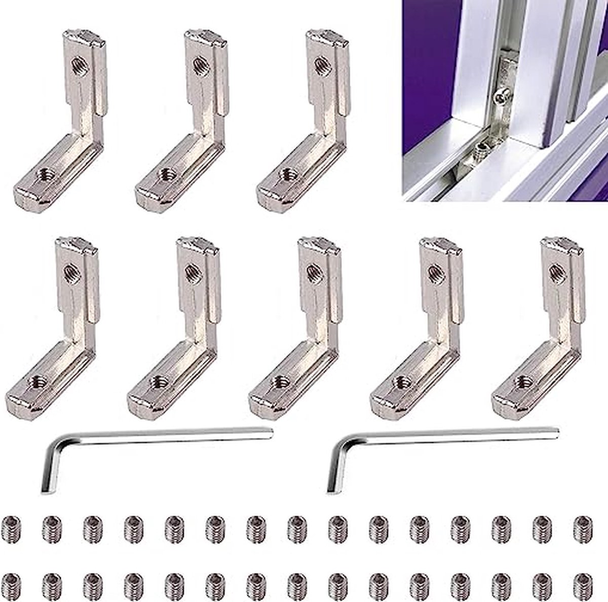 Hoekverbinders / kastverbinders/meubelverbinders/hoekverbi | bol