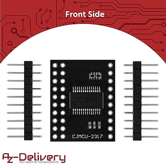 MCP23017 16-bit Bidirectional I/O Port Expander met I2C Serial Interface Module... | bol