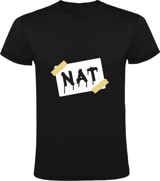 Nat Heren T-shirt - schilder - verf - doorweekt - grappig | bol
