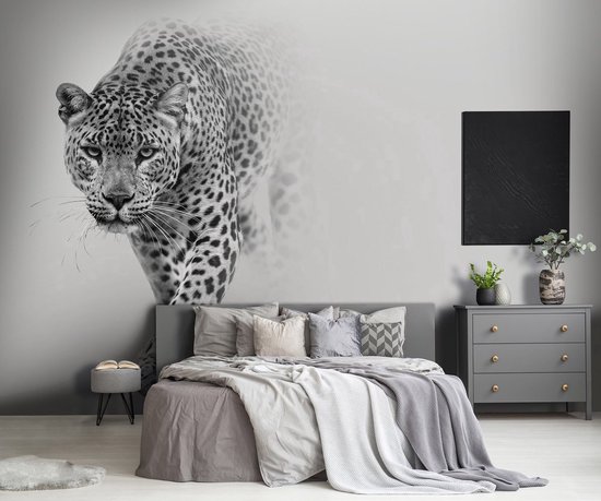 Fotobehang - Vlies Behang - Luipaard - Panter - Cheeta - Jaguar - 206 x 275 cm | bol