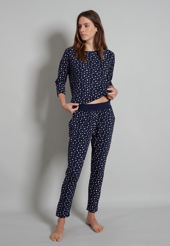 TOM TAILOR - Dames huispak - Blauw - Maat M | bol.com