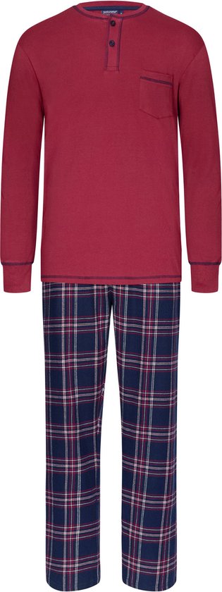 Pastunette for Men - Pyjama set Jim - Rood / Blauw - Flanel - Katoen ...