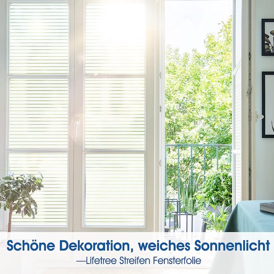 MONTKIARA Raamfolie, bescherming tegen inkijk, statisch, zelfklevend ...