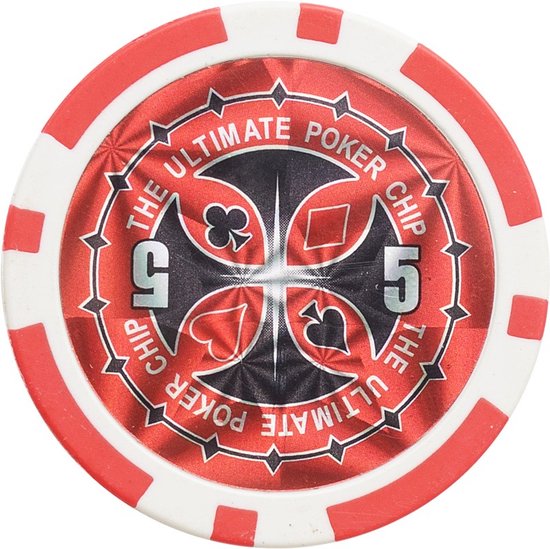 Ultimate pokerchip 11.5g - Value 5 - 25st. - Texas Hold'em Poker Chips ...