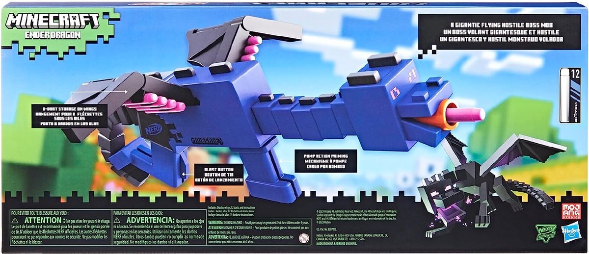 NERF Minecraft Ender Dragon - Blaster | bol.com