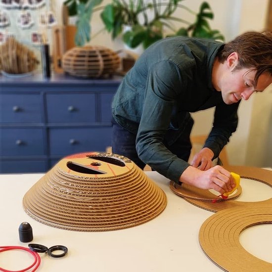 Abat-jour en carton à faire soi-même - Petit - Cadeau en Carton durable ...