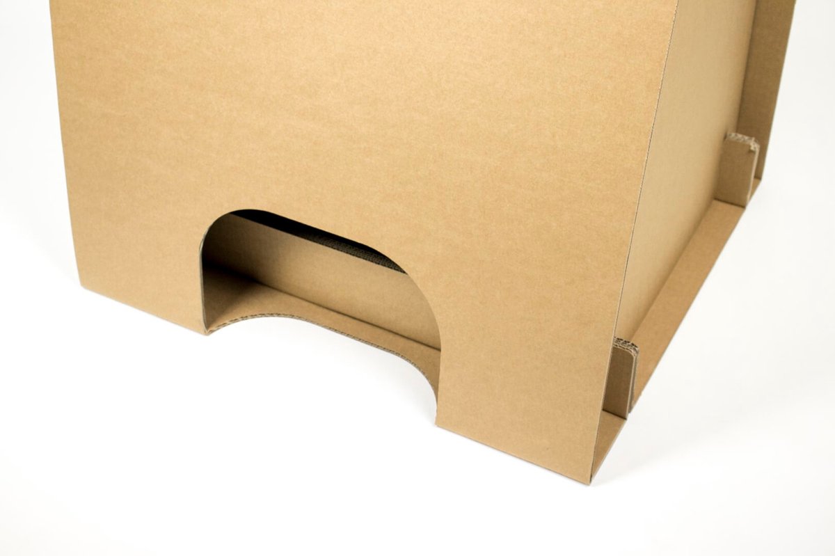 Pupitre en carton - pupitre - pupitre - Carton durable - Avec logo ...