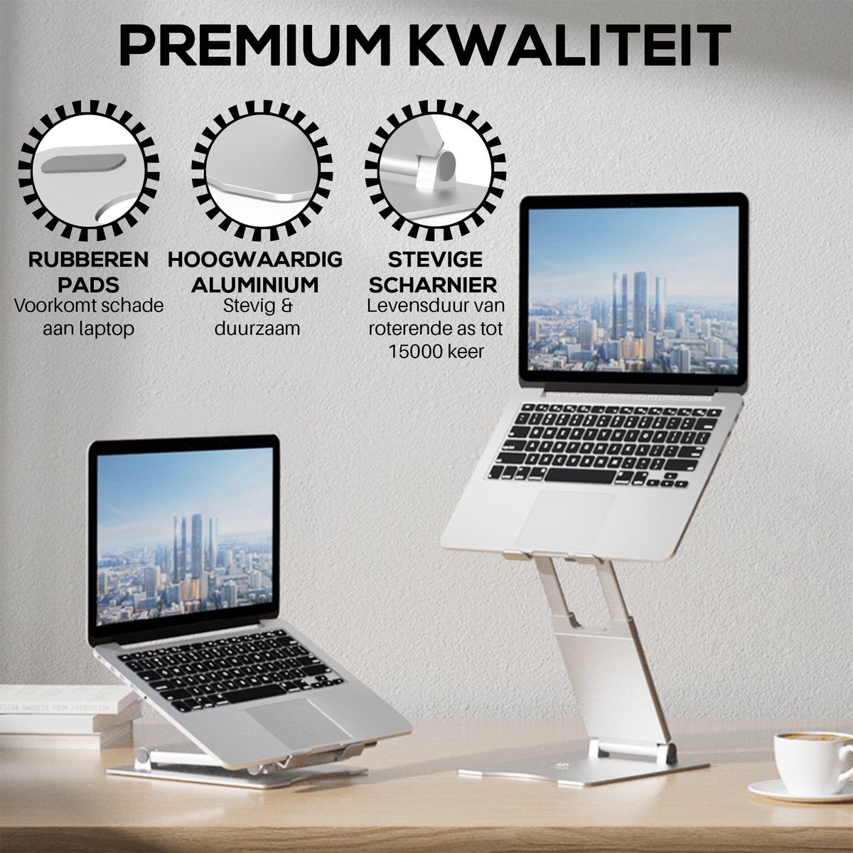 W&Z Laptop Stand Ergonomic - Rehausseur d'ordinateur portable en ...